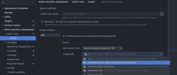 ارور Failed to apply plugin com.android.internal.application | رامان صفر و یک